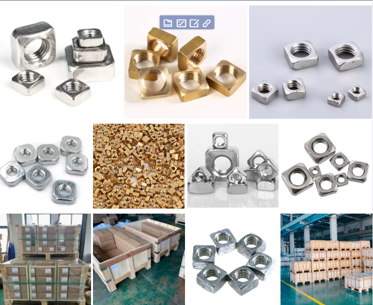 Qualified Inspection Stainless Steel Din 577 Square Nut - China ...