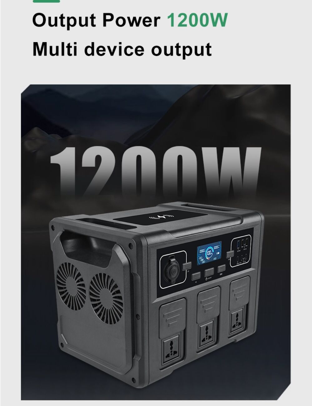 Factory Direct High Quality China Wholesale Outdoor Tragbare High Capacity Portable Ac110v 220v ...