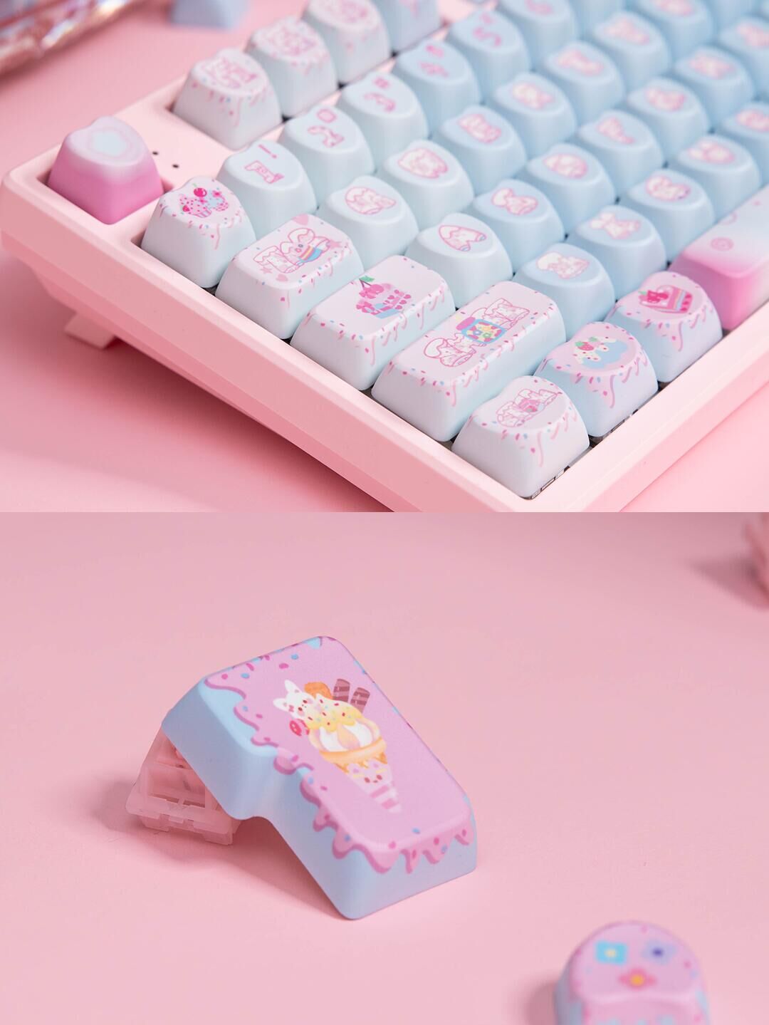 Diy Custom Mechanical Oem Profile Keycaps Set Multiple Color ...