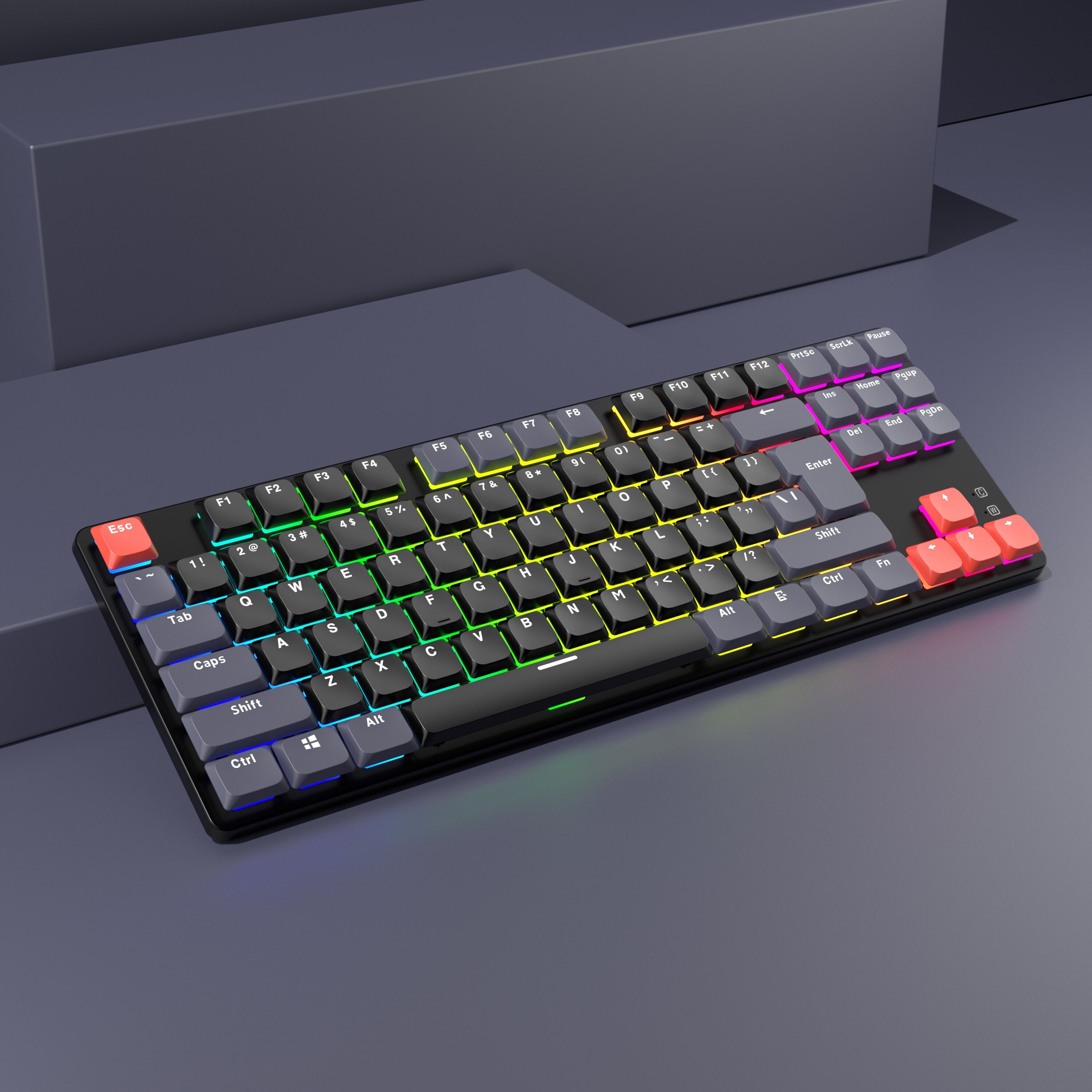 Top Selling Gaming Mechanical Keyboard Wired 87 Keys Keyboard With ...