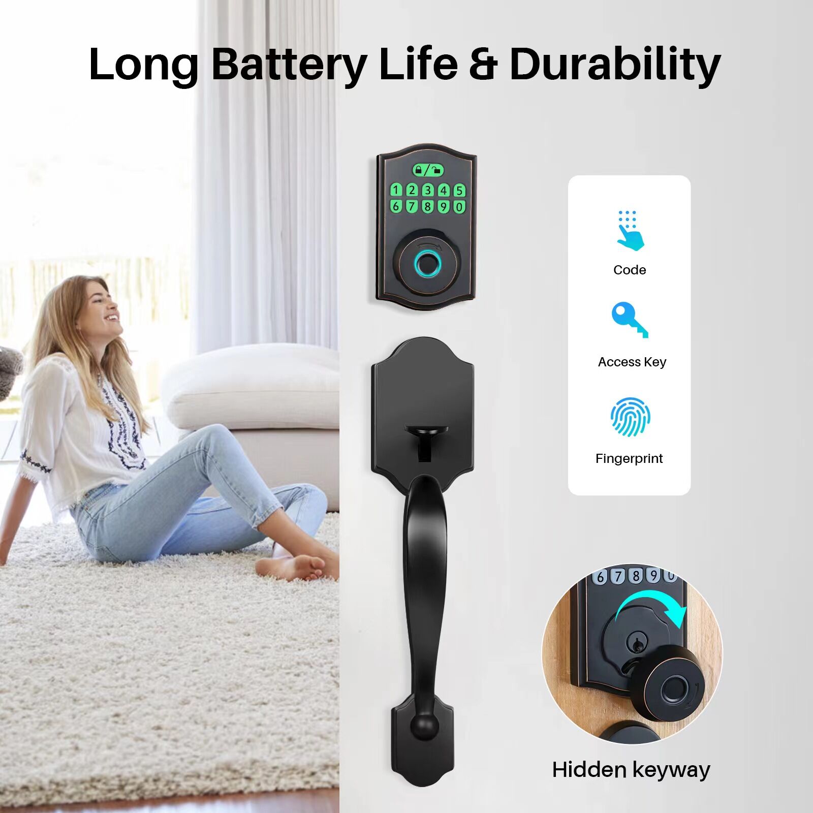 Buy China Wholesale Sinovo Luxury Villa Smart Electronic Fingerprint ...