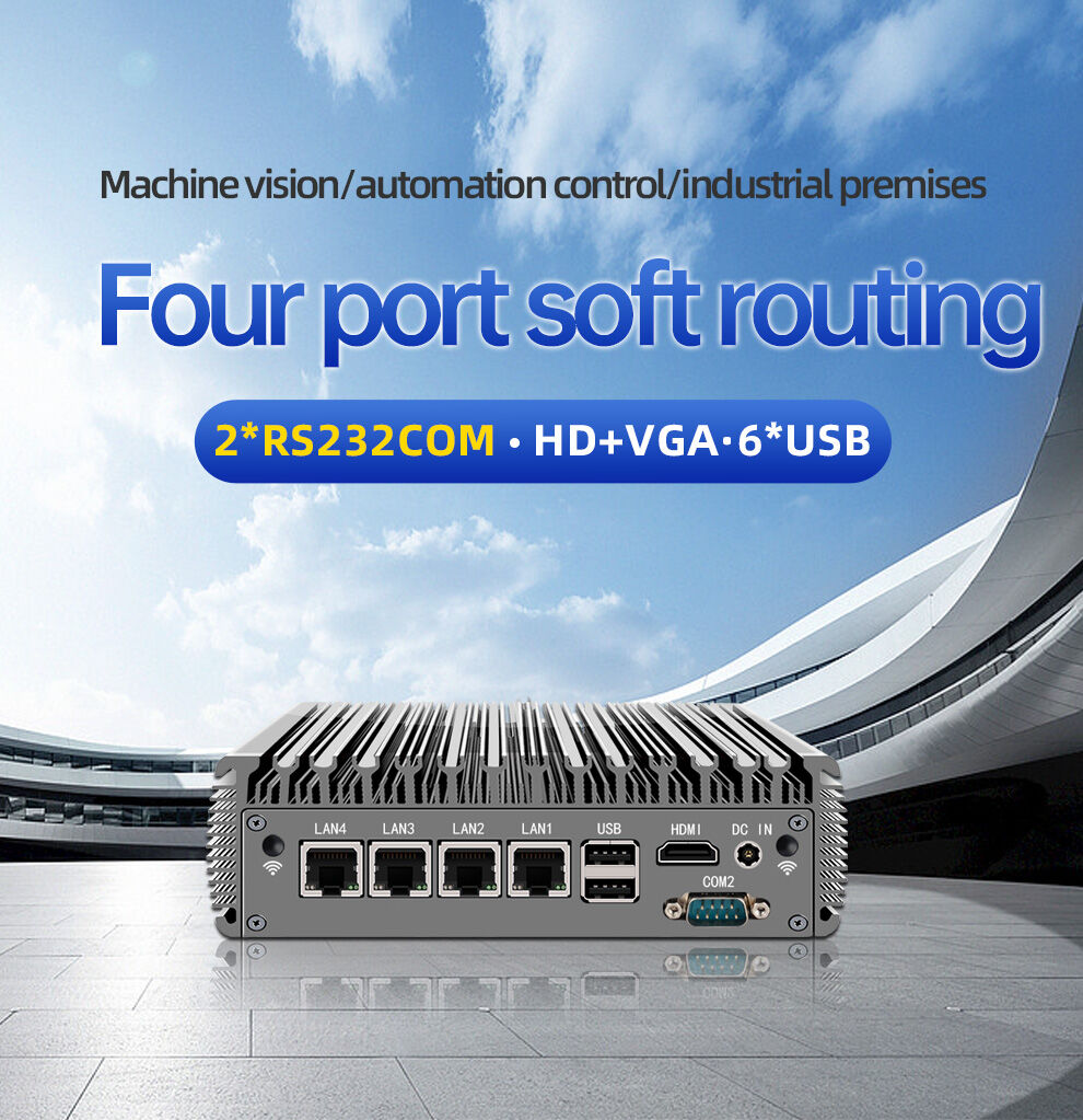 New Soft Router J4125 Pfsense Mini Pc 4*2.5g Lan Support 4g Module Ddr4 ...