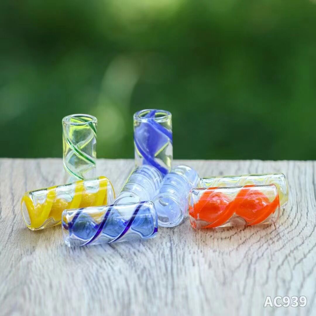 Wholesale New Spiral Style Colorful Smoking Holder Tips Glass Filter ...