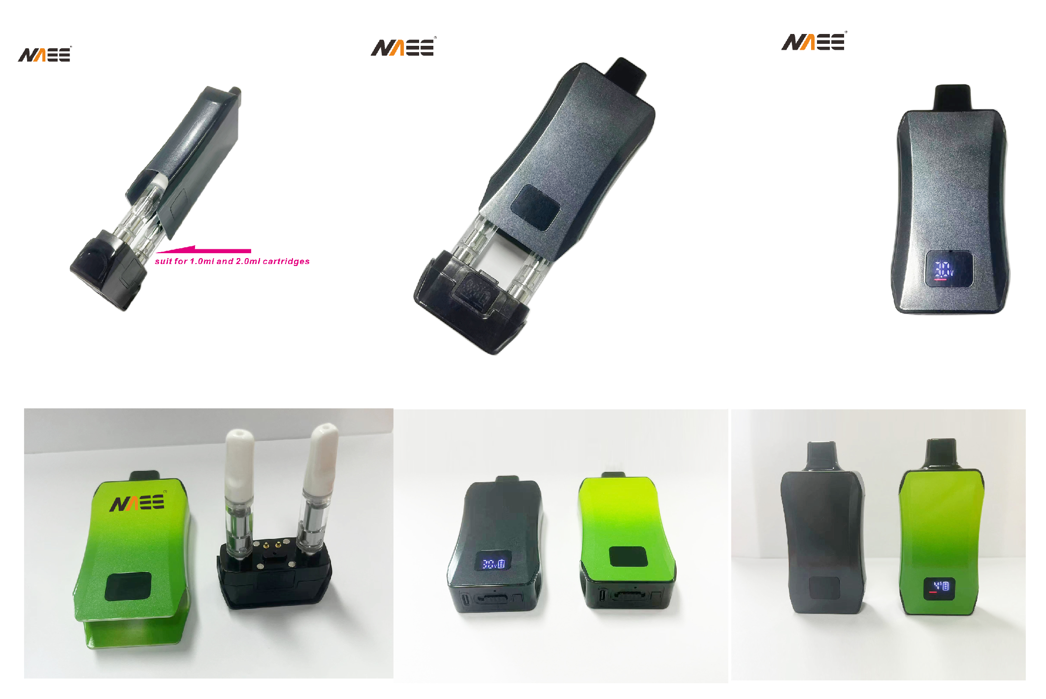 Custom The 510 Battery Device Double Cartridge Battery Device Factory ...