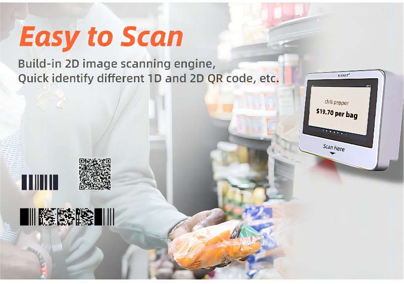Wide Application Barcode Scanning Android 11 5-inch Touch Screen ...