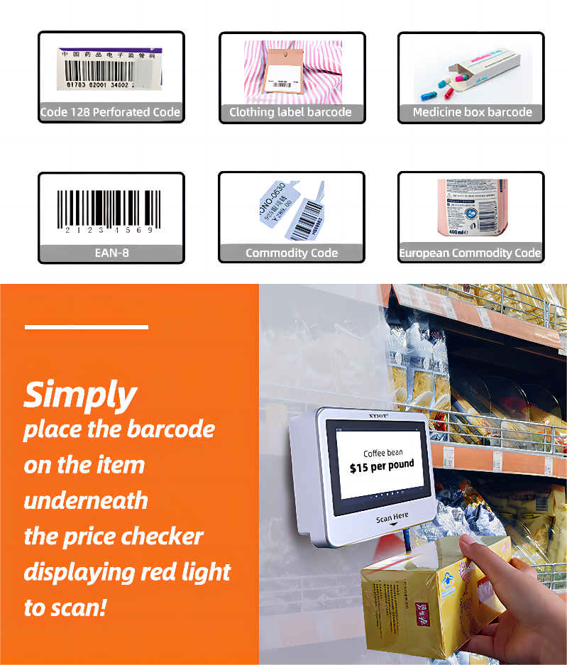 Wide Application Barcode Scanning Android 11 5-inch Touch Screen ...