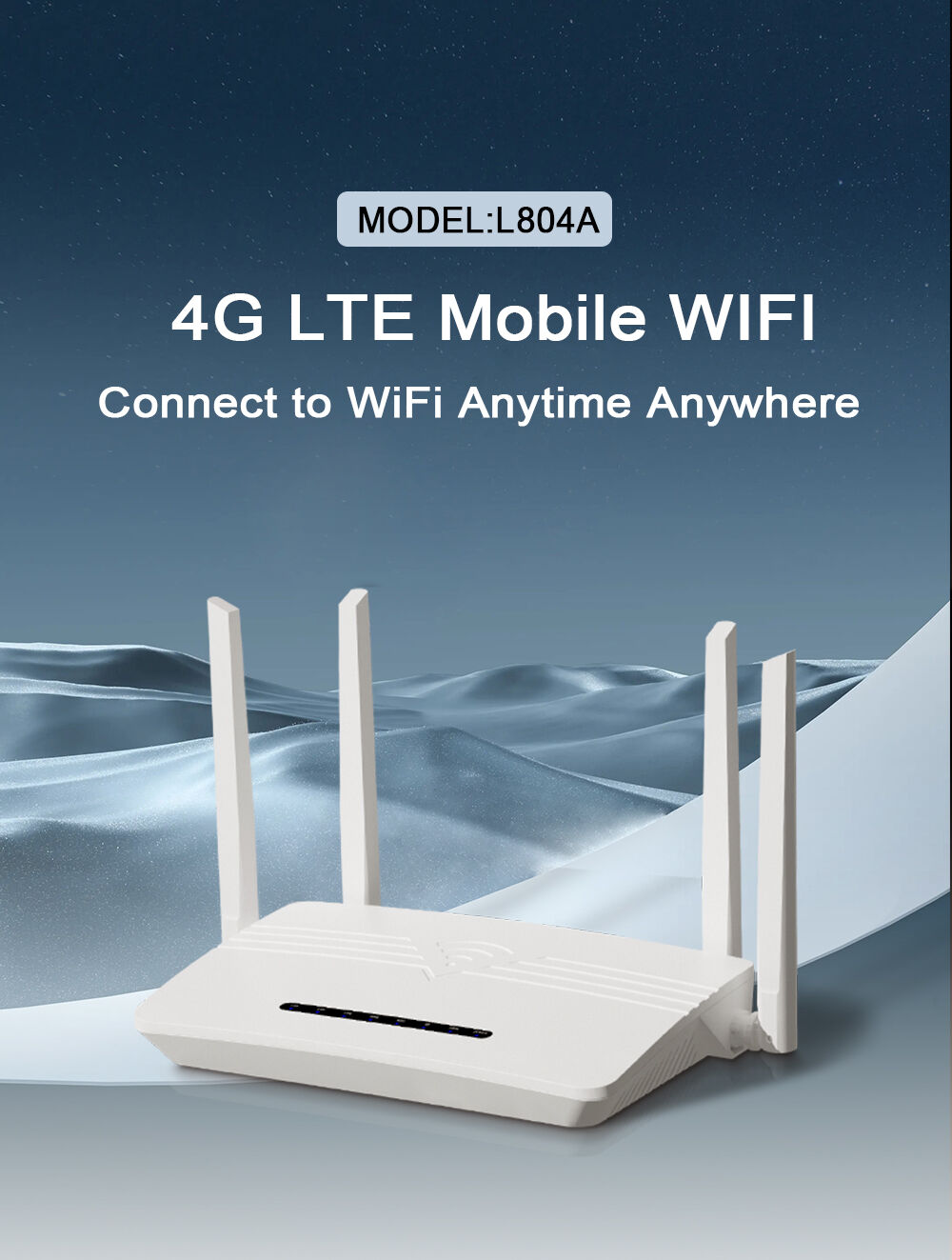 Customised Wireless Mobile Cpe Router 4g Metal Case 300mbps Wifi6 4g ...