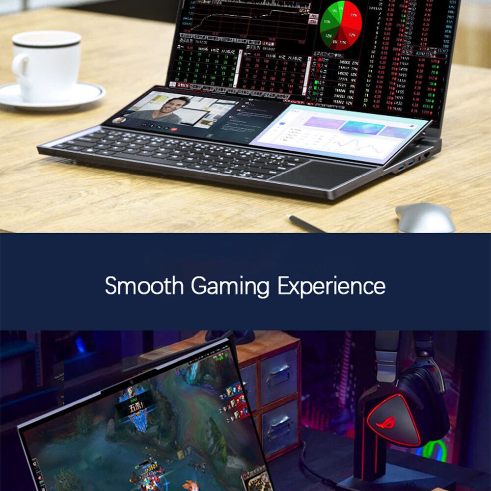 Tps Dual Monitor Touch Screen Laptop 16''+14'' Display Intel Core I7 ...