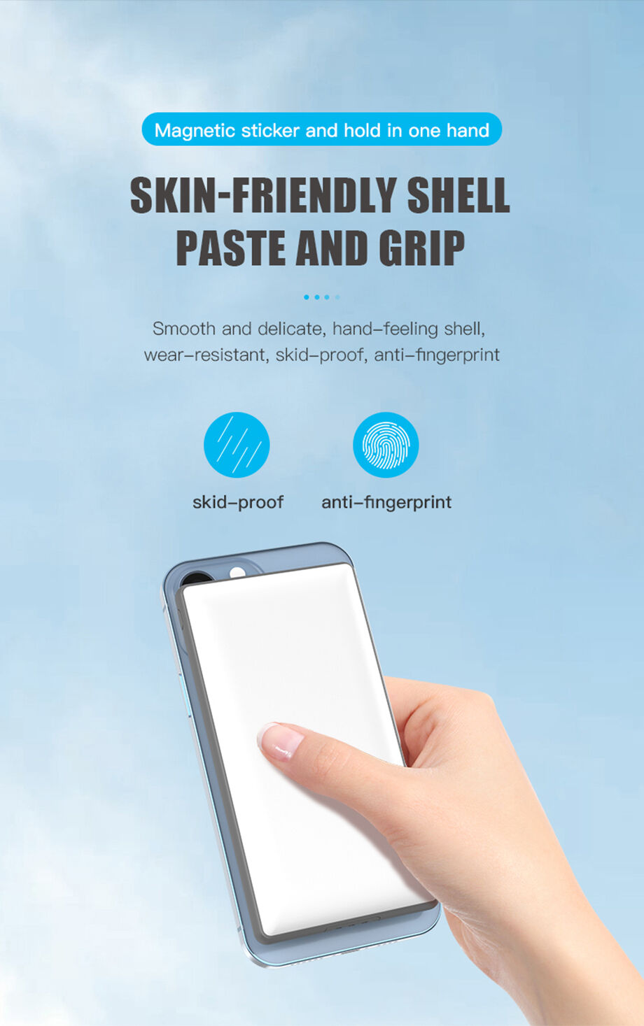 Customized Logo 6 Pieces Power Bank 10000mah Portable Mobile Charger ...