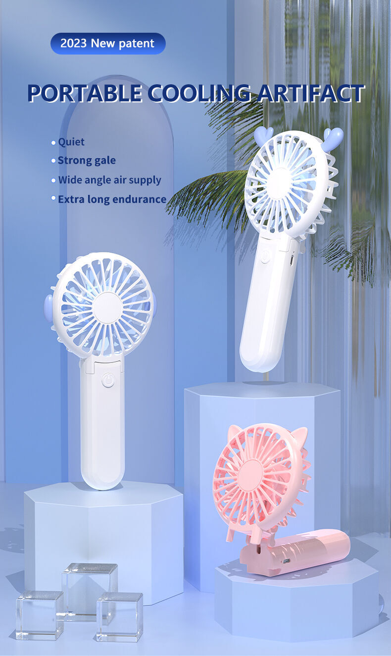 New Folding 180 Degree Outdoor Portable Mini Fan Battery Custom Usb ...