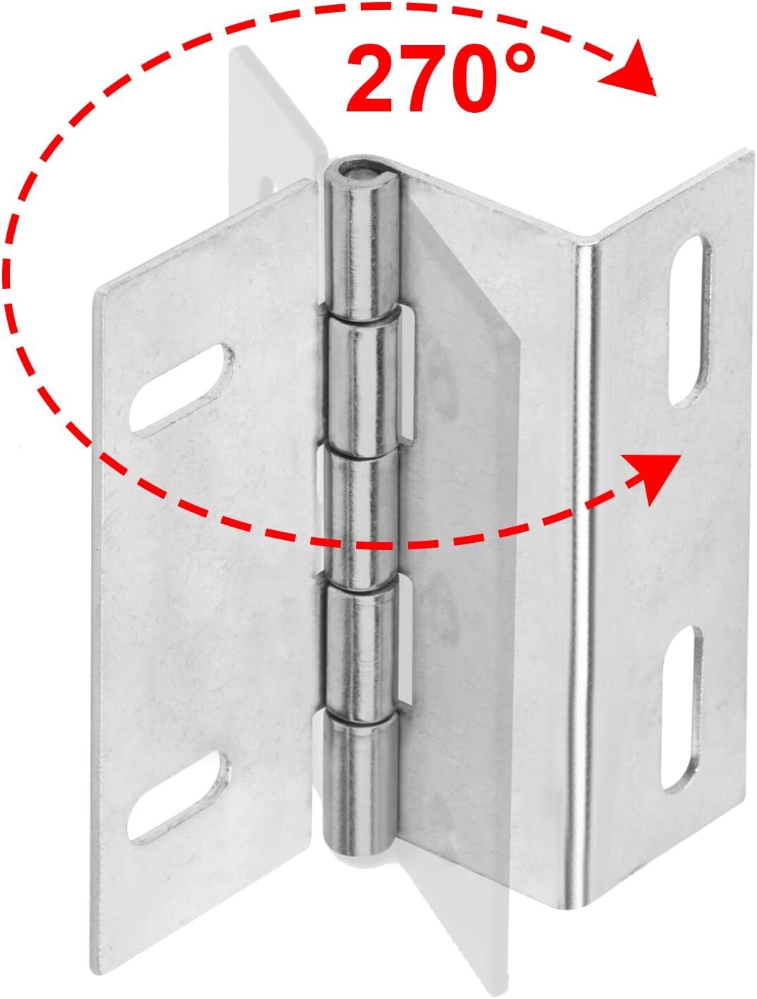 Half-surface Hinges Chest Hinges, 304 Stainless Steel Offset Door Hinge ...