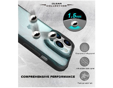 Shockproof Tpu Matte Clear Case Anti-shock 2-in-1 Hybrid Hard Pc ...