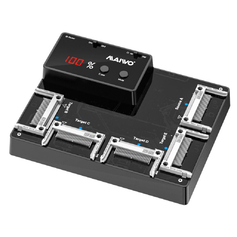 Maiwo K3015cf 5 Bays Tool Free Cf Card Docking Station Duplicator ...