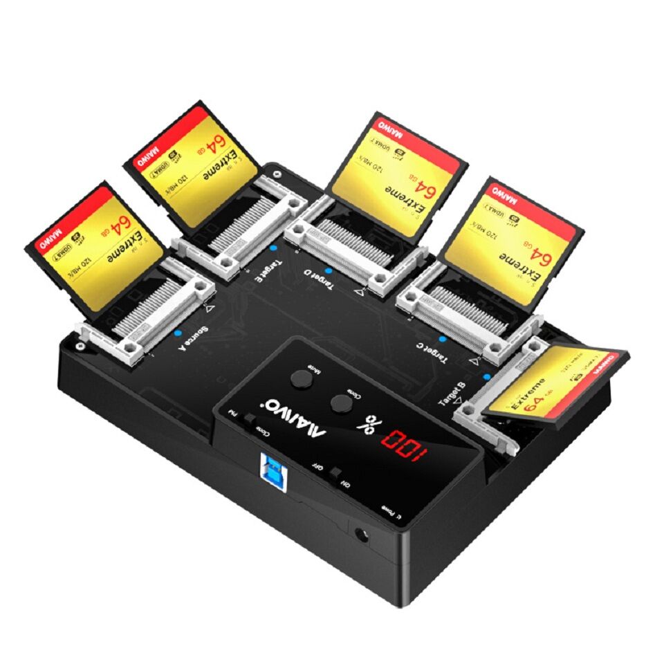 Maiwo K3015cf 5 Bays Tool Free Cf Card Docking Station Duplicator ...