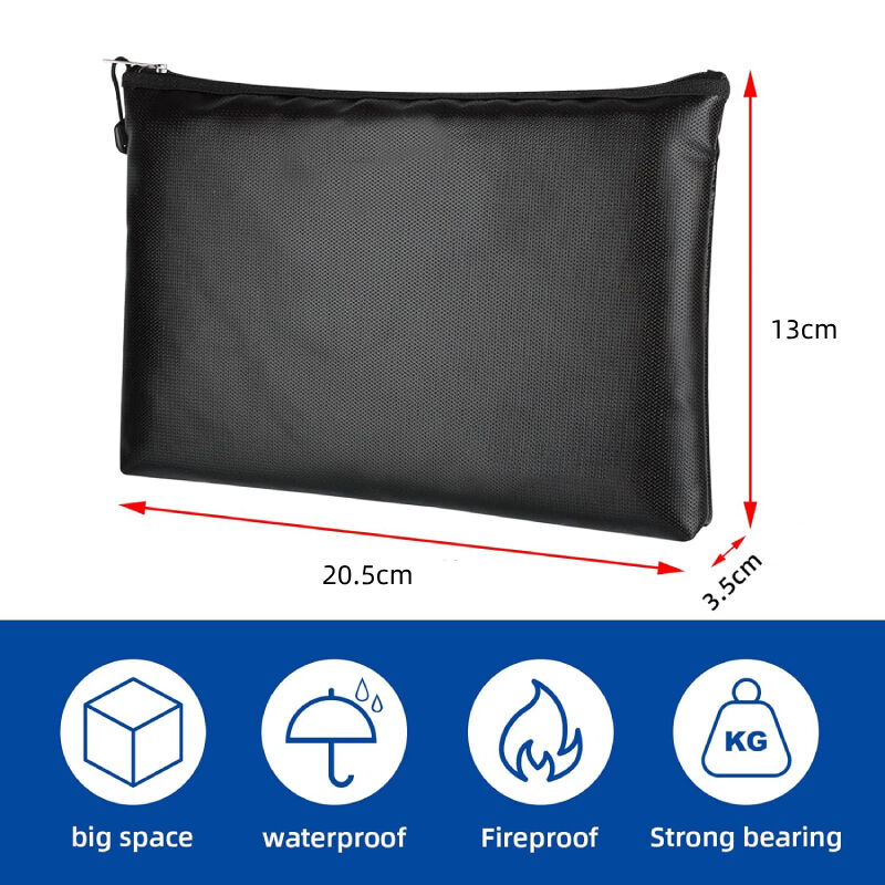Fireproof Document Bags Fireproof Money Bag Waterproof Fireproof Safe ...
