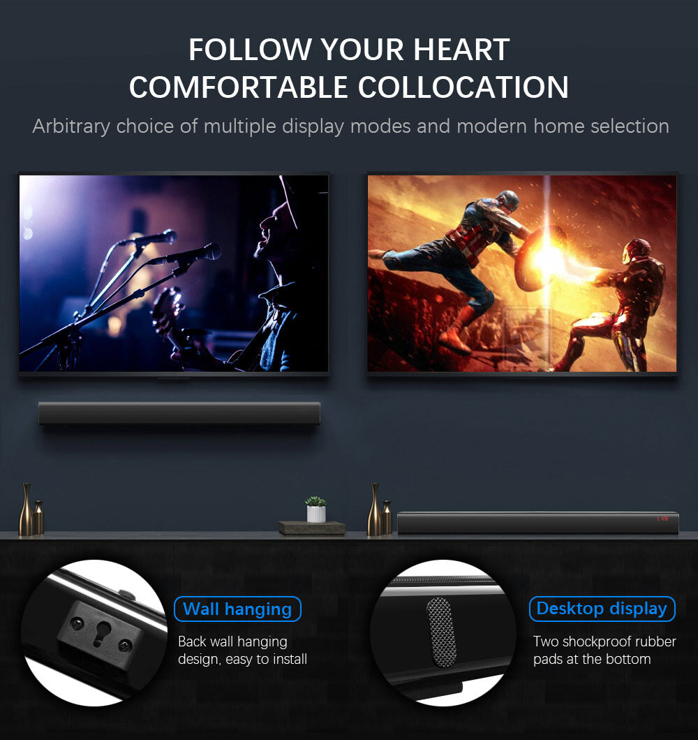 Gaming Speaker Oem/odm 2.0ch Soundbar 30w Wireless Rgb Light For Home ...