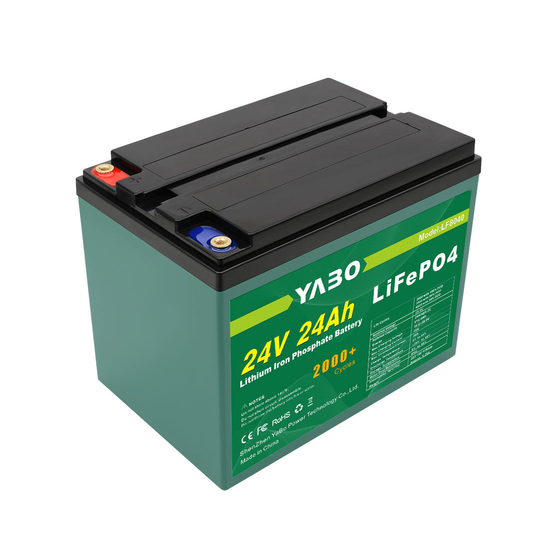 Buy China Wholesale Yabo Battery Pack Wholesale 24v 24ah Deep Cycle ...