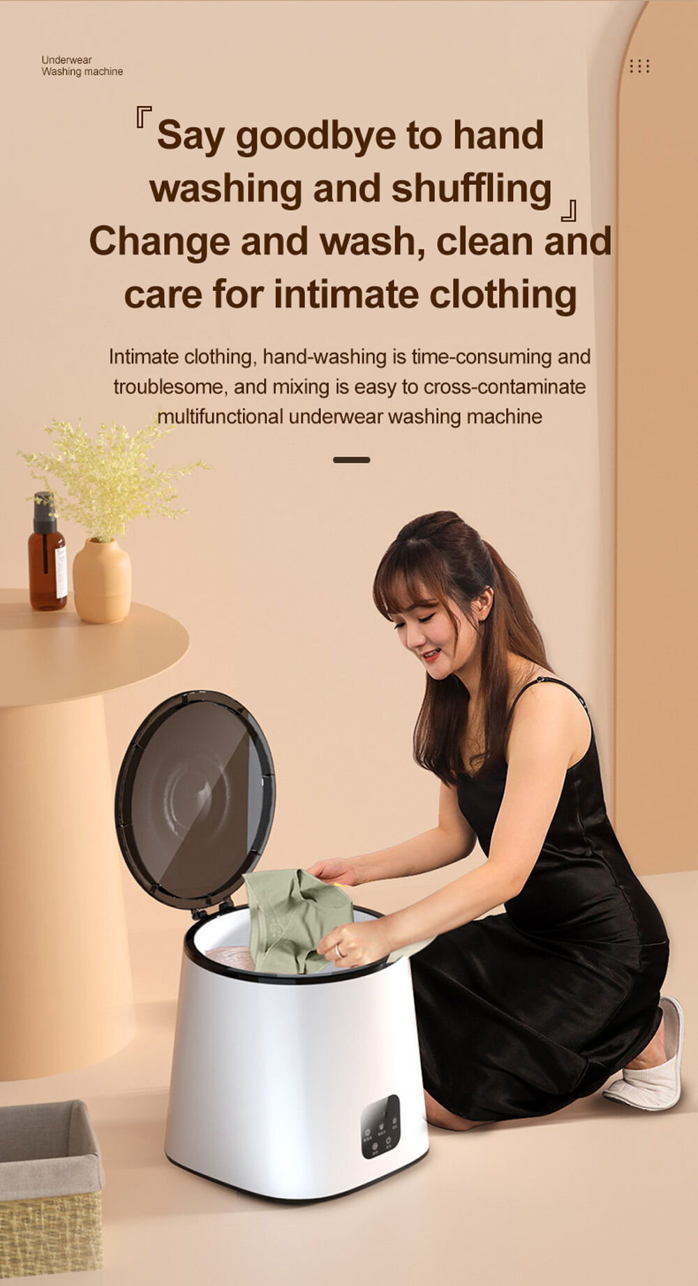 3kg Top Loading Mini Folding Cheap High Quality Double Tub Mini Fully ...