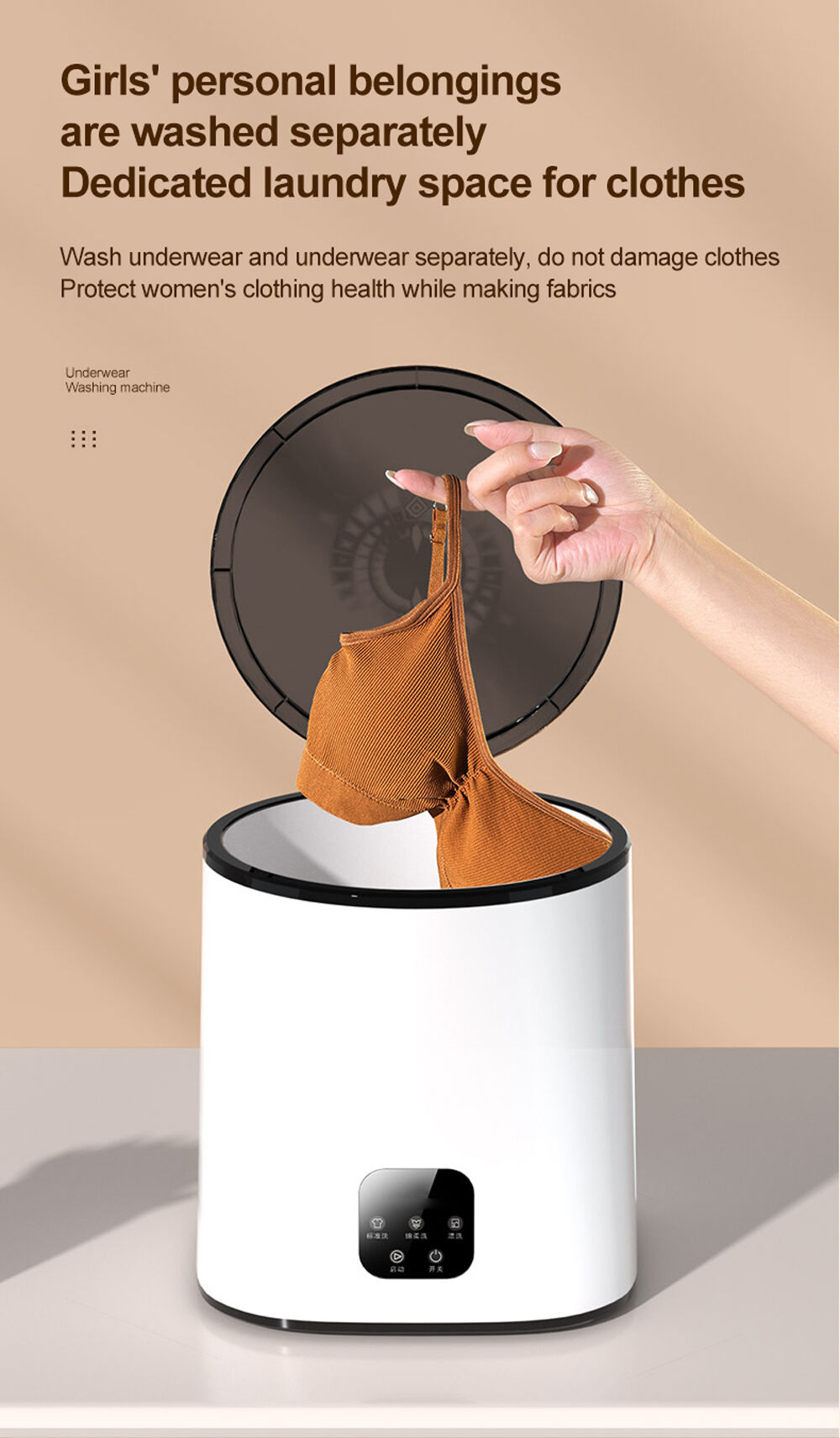 3kg Top Loading Mini Folding Cheap High Quality Double Tub Mini Fully ...