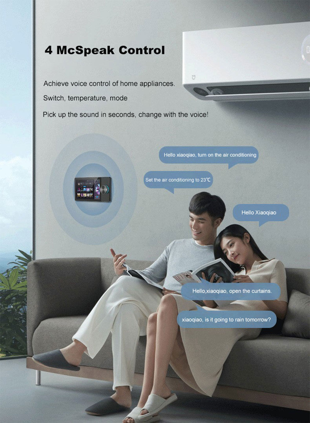 Custom Tuya 8 Inch Voice Intelligent Switch Control Panel Smart Home ...