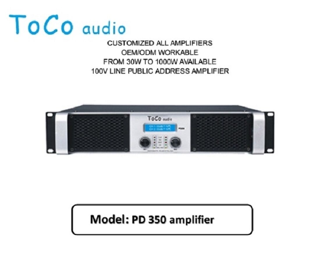 Customizable Professional Power Amplifier With Lcd Display, Mature ...