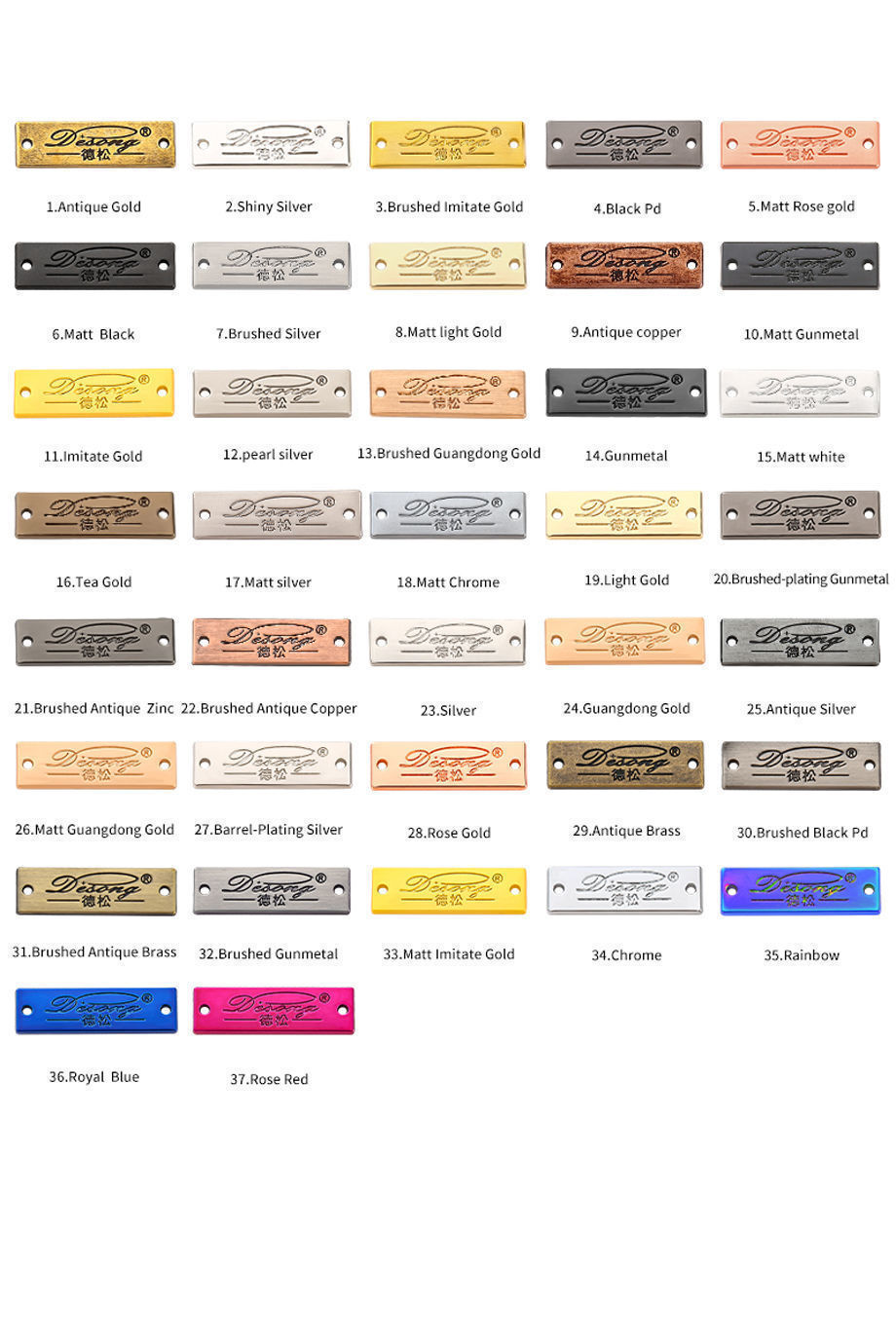 Aluminum Metal Logo Sticker Luxury Candles Private Label Embossed Gold ...