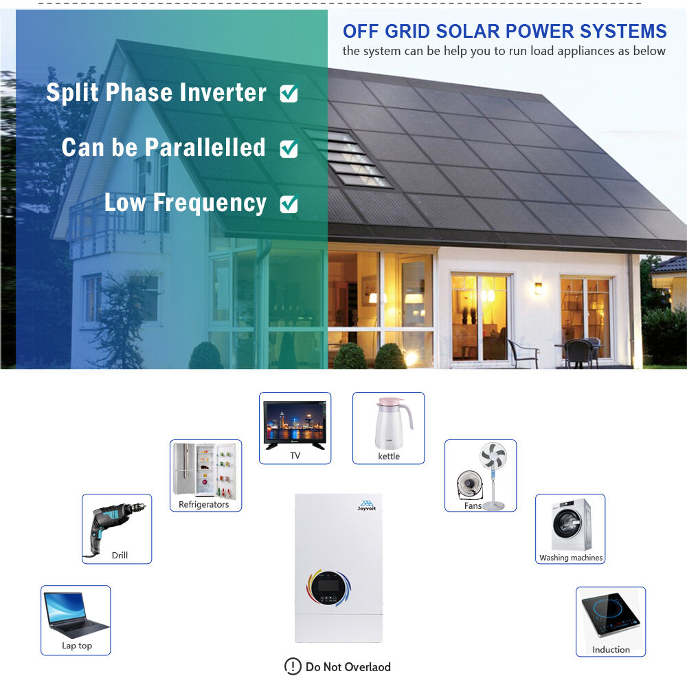 Paralleled Design Solar Inverter Hybrid 6000w 48v Split Phase Inverter ...