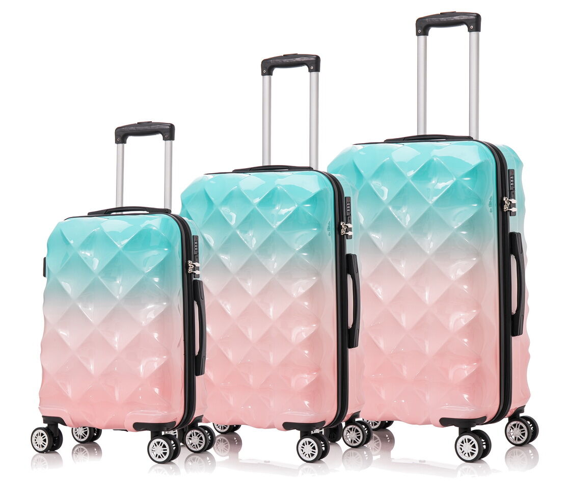 Feminine Suitcase Hand Luggage Cabin Suitcase Abs With Polycarbonate ...