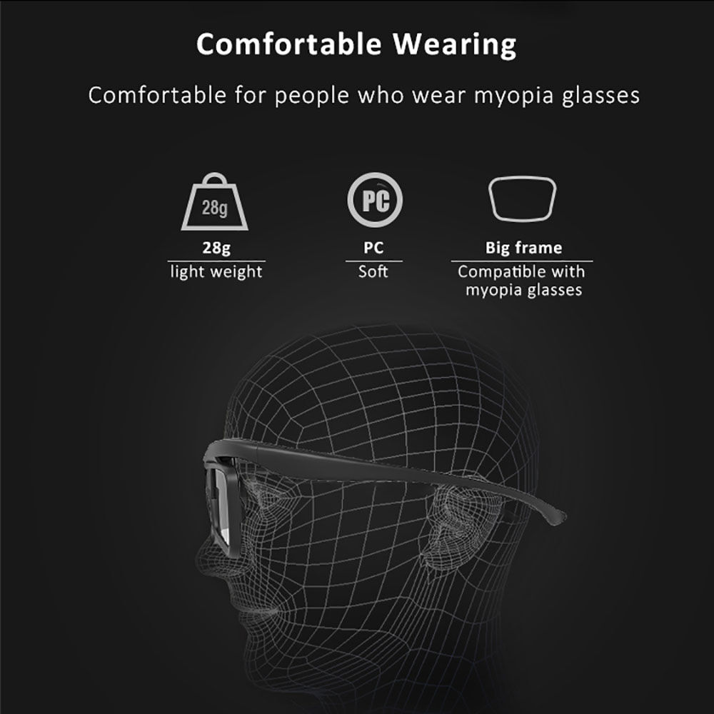 3d Glasses Active Shutter For Dlp-link Technology 3d Projector - Expore ...