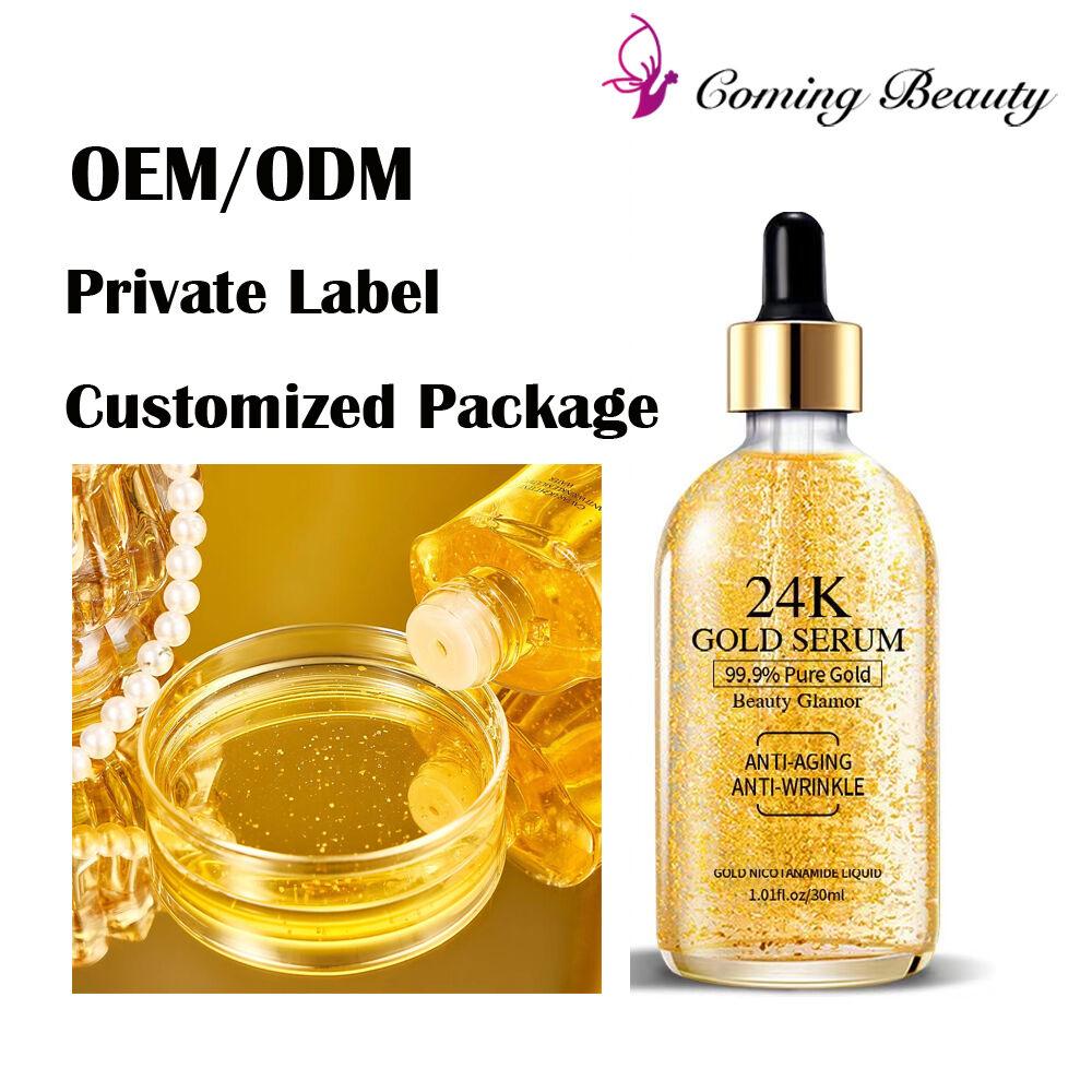 Oem/odm Manufacturer Gold Ampoule With Collagen Gold Foil Essence 24k ...