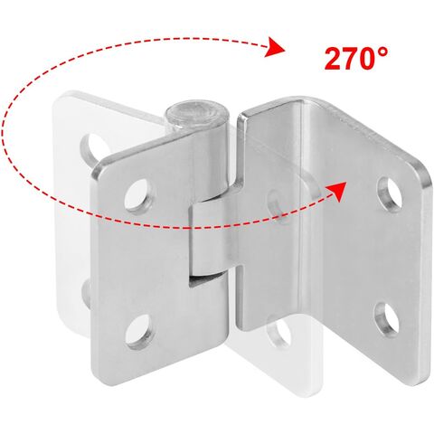 Three Fold Hinges 10-Pack 3 Inch Half Surface Chest Hinges - Heavy Duty ...