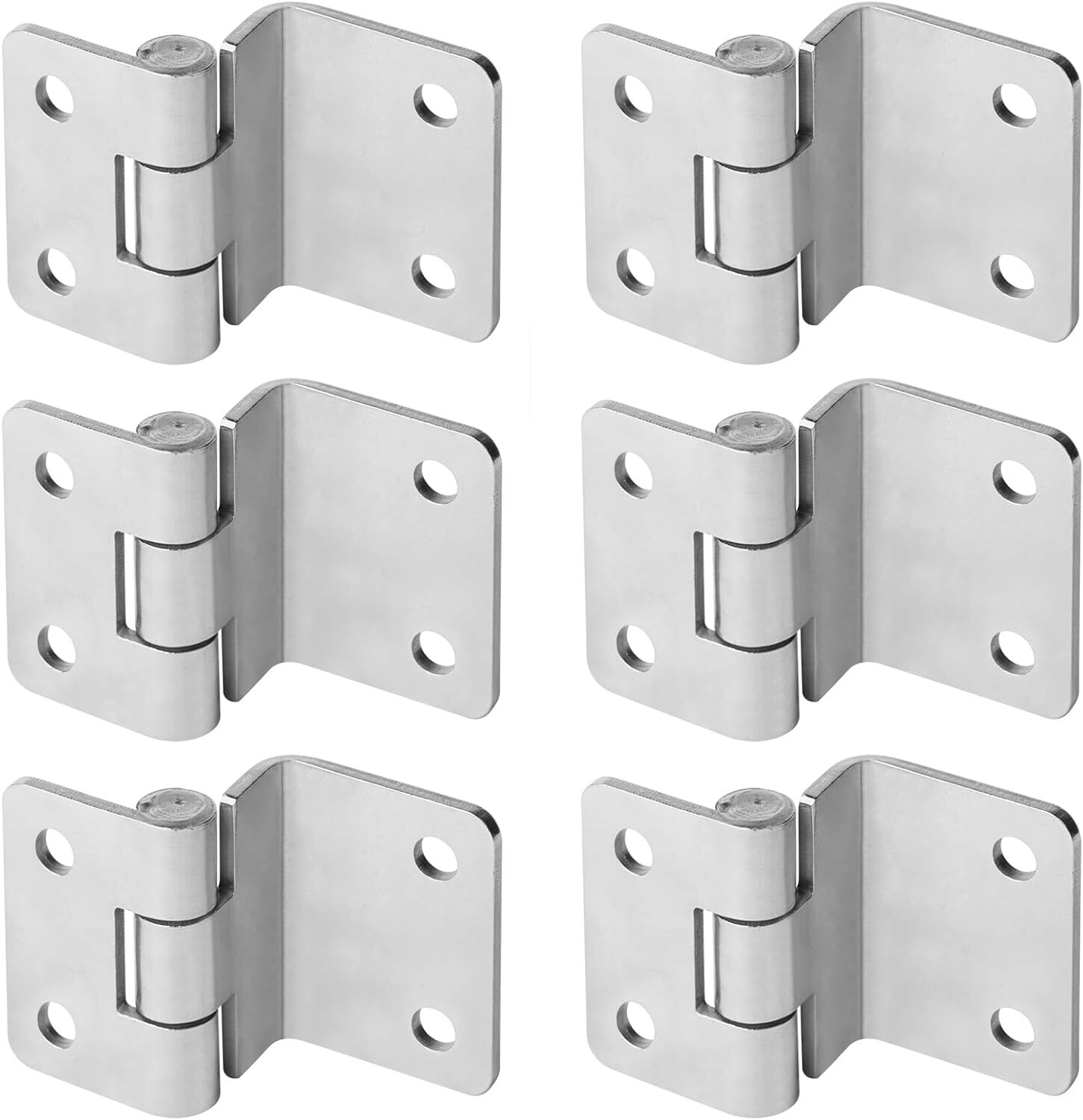 Offset Door Hinge, 304 Stainless Steel Chest Hinges 2.8 Mm Thickness ...
