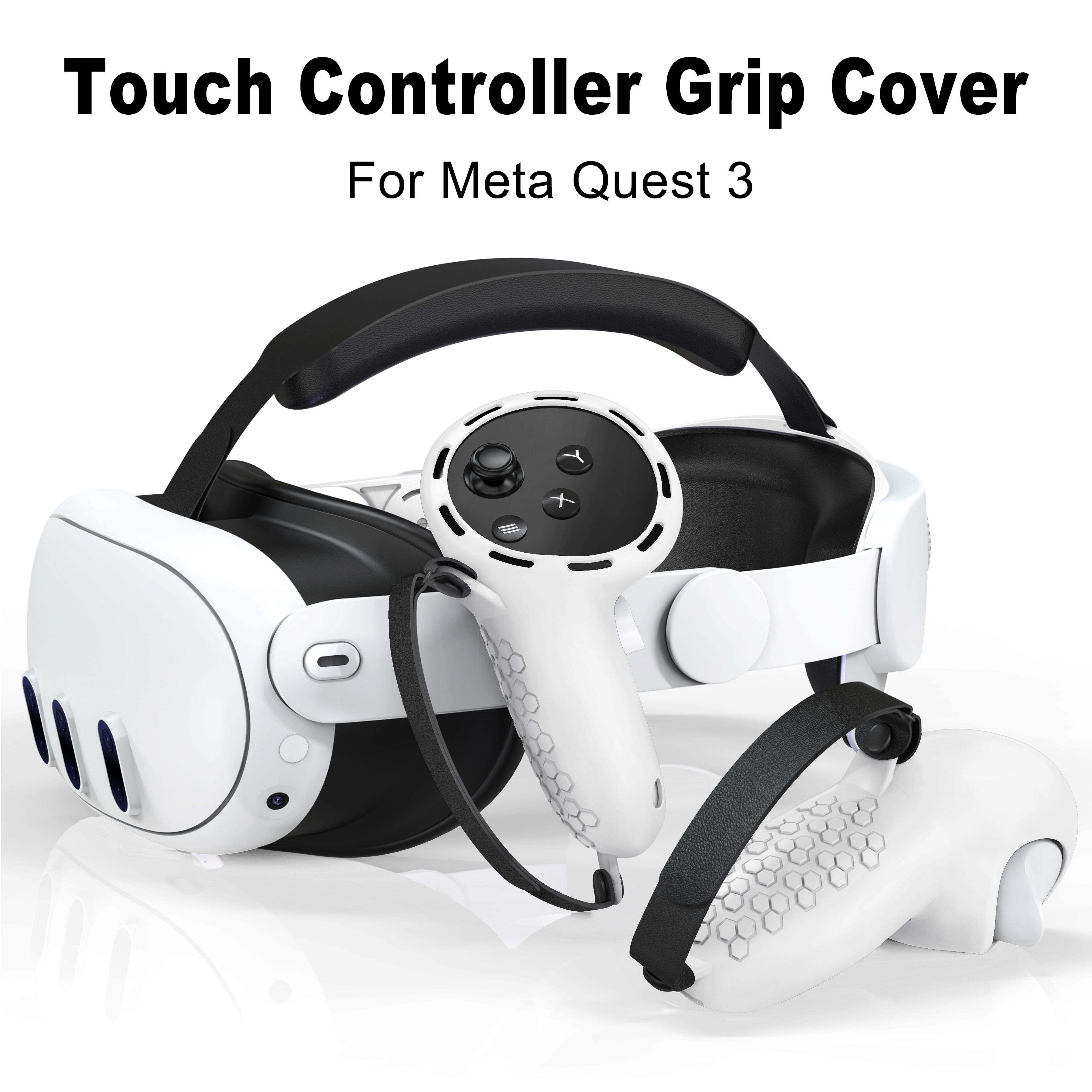 Buy China Wholesale Quest 3 Compatible Controller Grip Silicone Vr ...