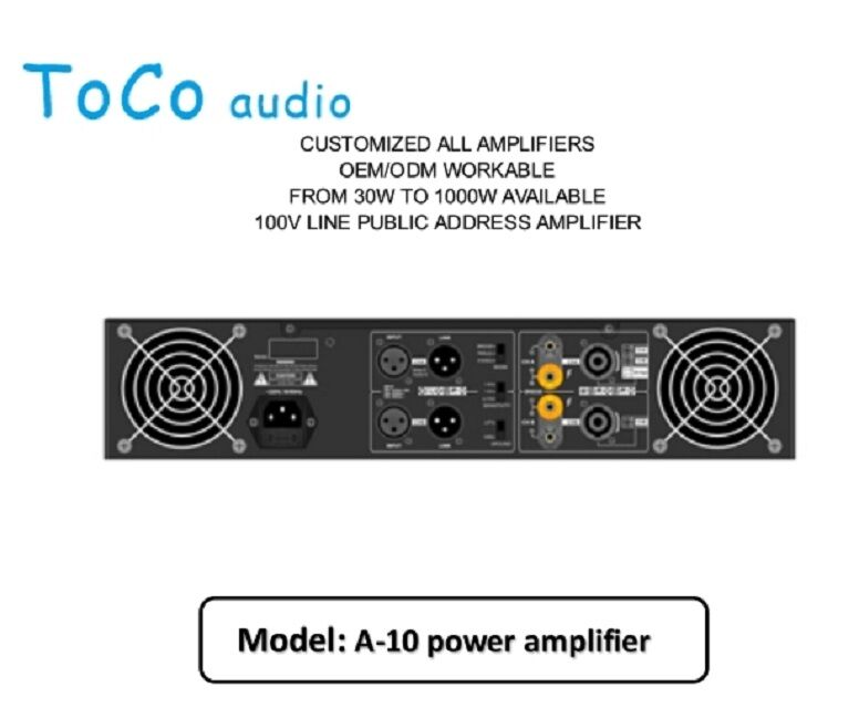 650w X 2 Customizable Professional Power Amplifier, Reliable/stable For ...