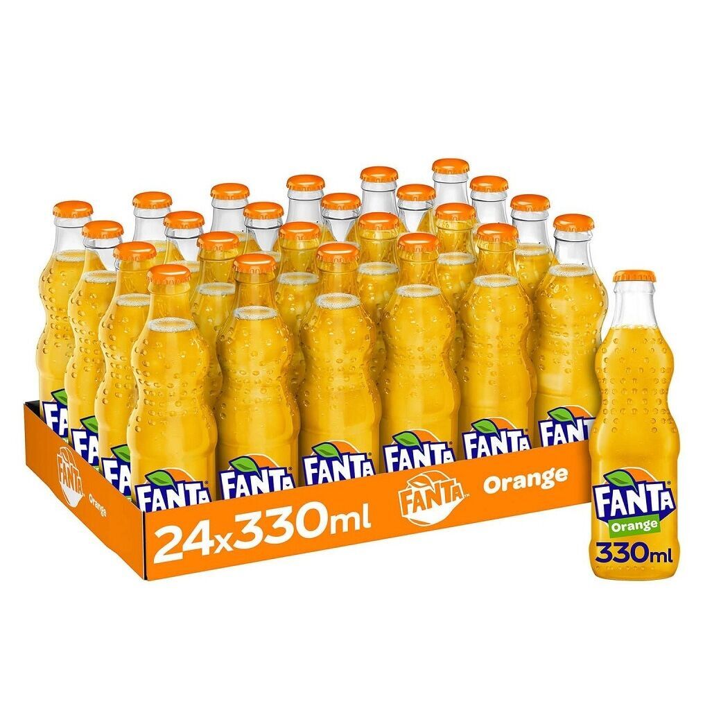 Fanta Soft Drinks Can And Bottles Orange, Grape, Soda Cream, Sarsi/ Fanta Carbonated Drinks ...