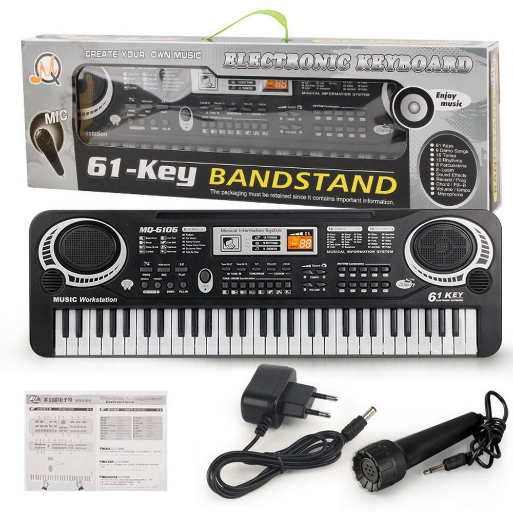New Style 61 Key Multi Function Electronic Organ Children Simulation ...