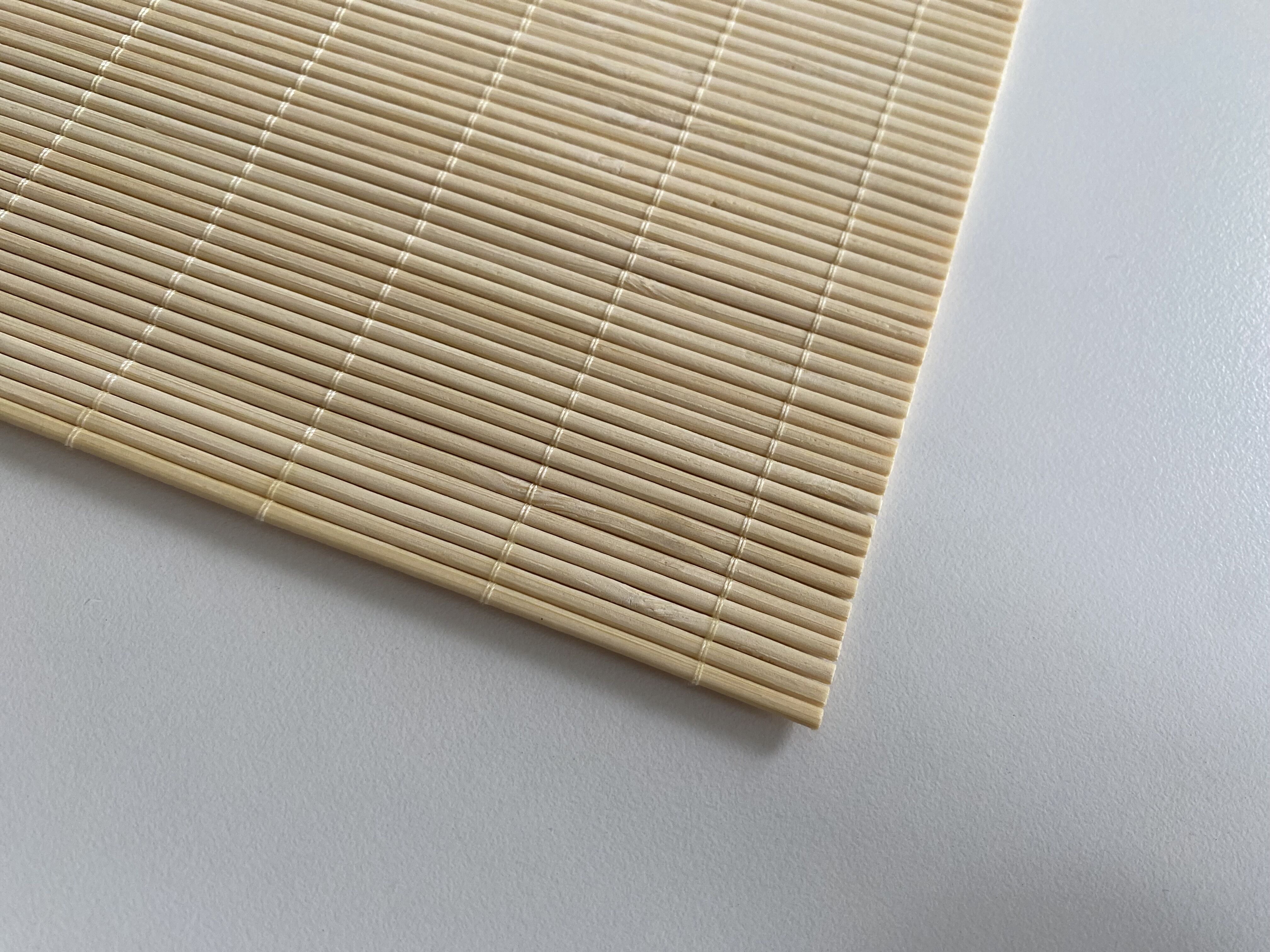 Table Coasters Kitchen Dining Stylish Bamboo Placemat Nature Bamboo ...