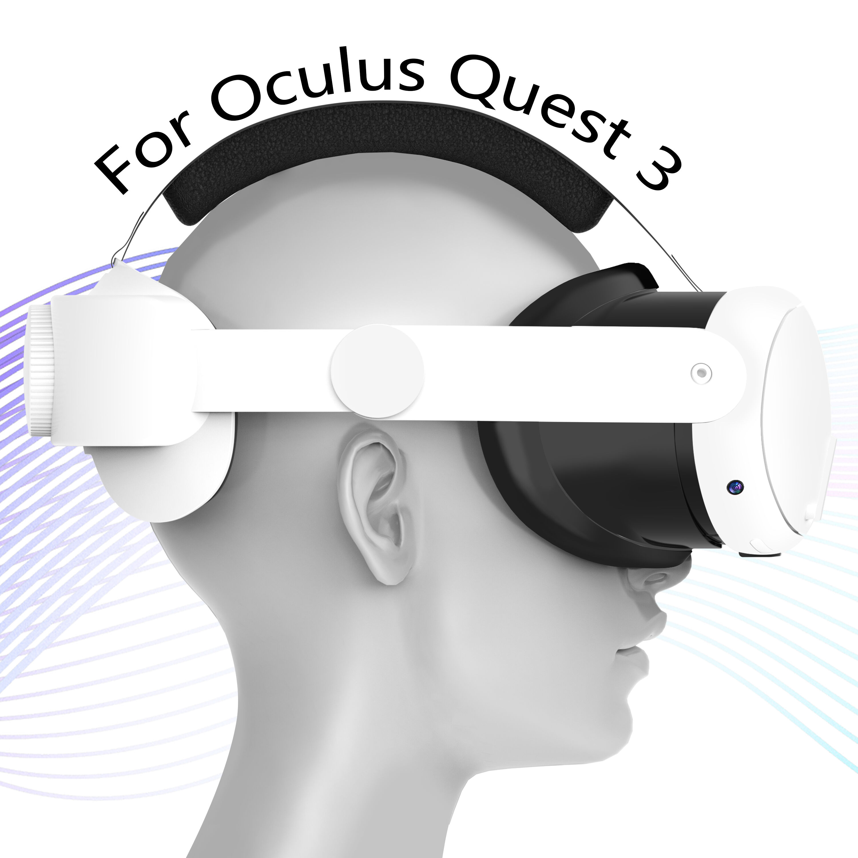 Silicone Face Mask Integrated Shading Face Mask Compatible With Meta ...