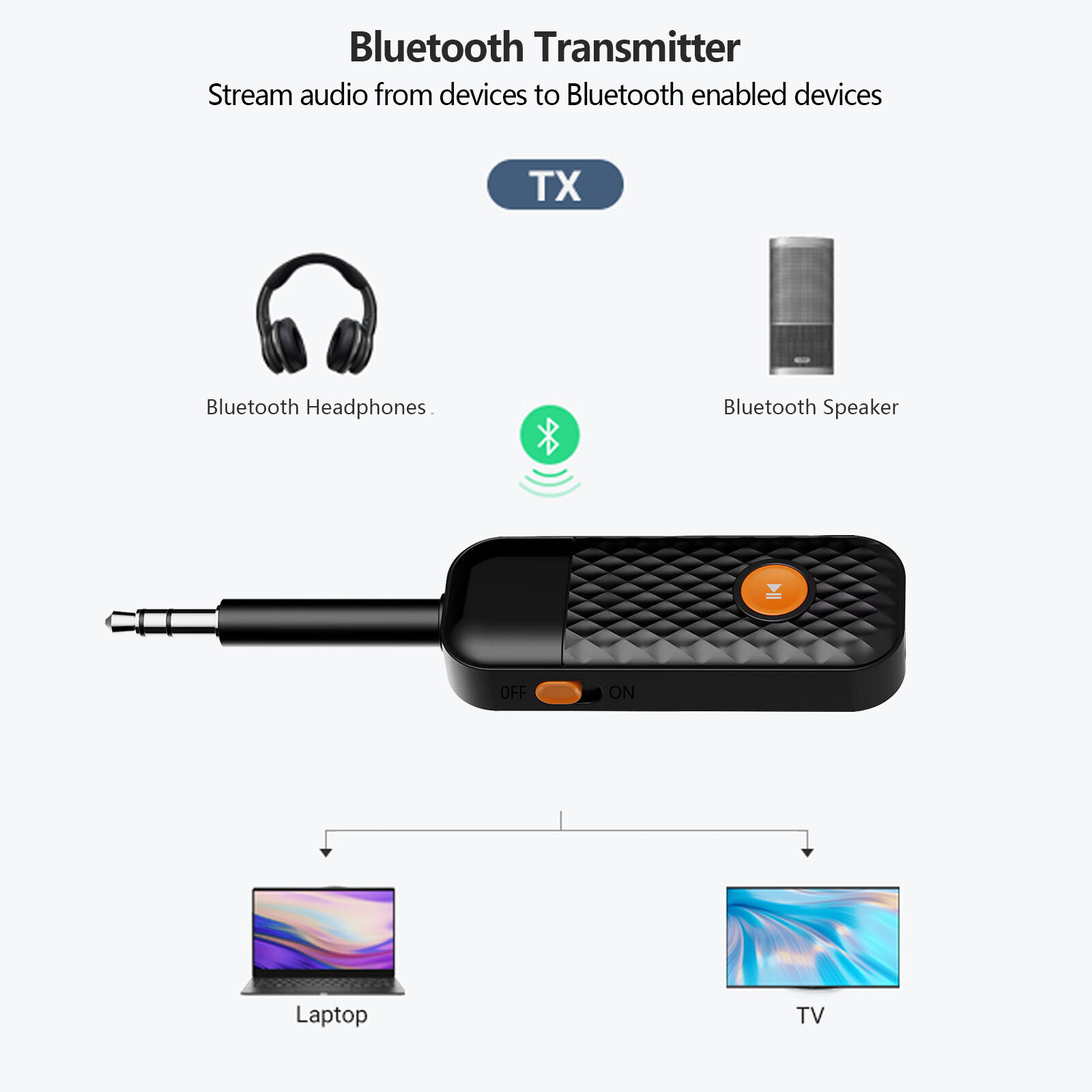 Factory Price Bluetooth 5.0 Low Audio Delay 3.5mm Aux Wireless ...