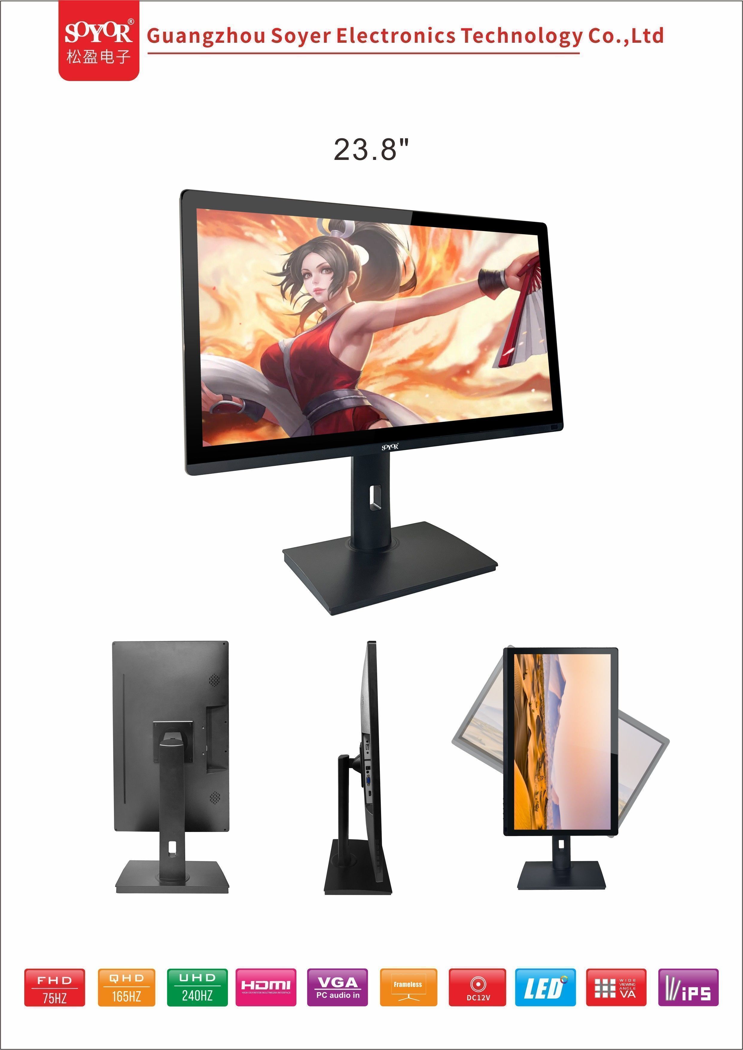 Bulk Buy China Wholesale Factory Price 23.8 Inch Pc Monitor 75hz 1920* ...