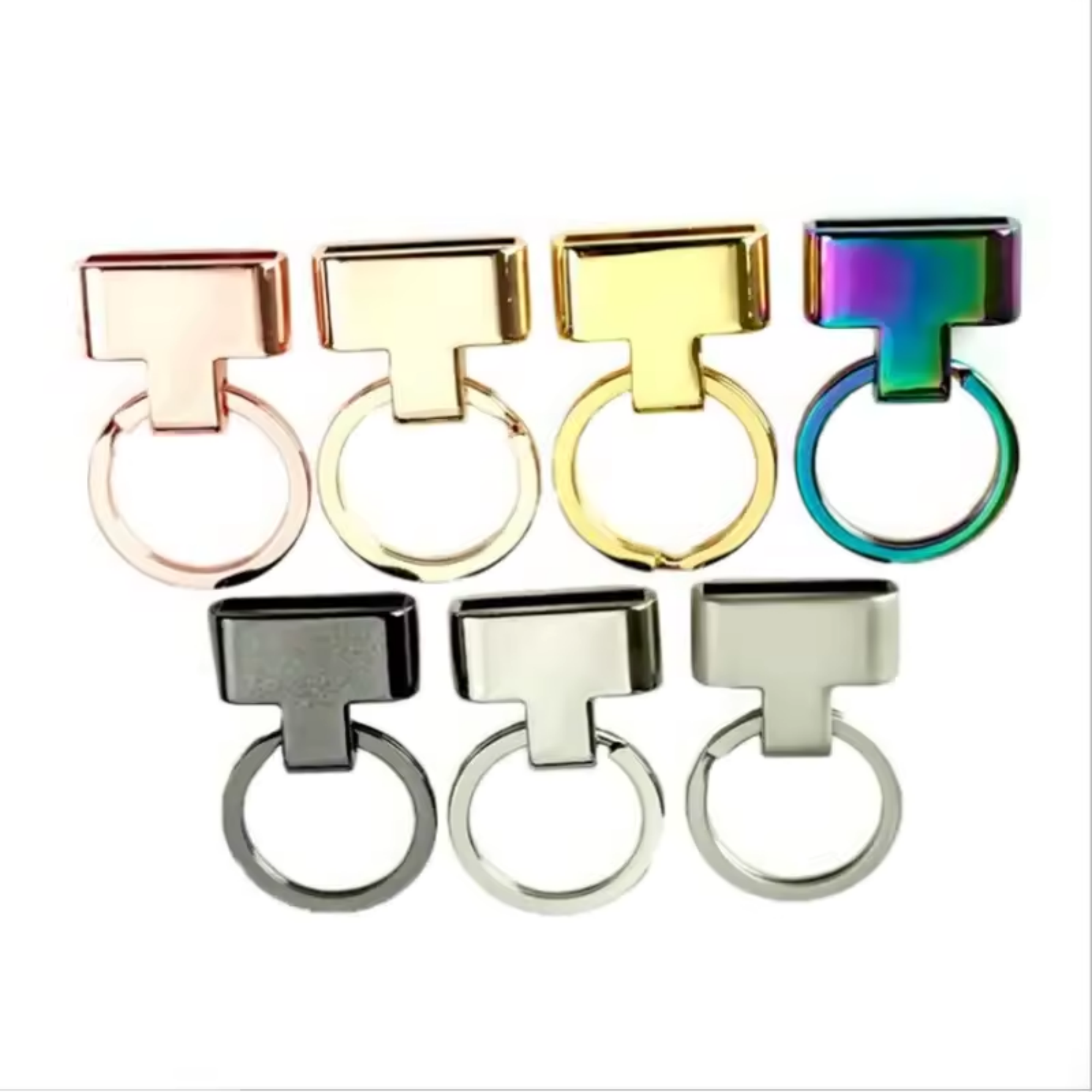 30mm Key Fob Metal Key Holder Split Rings Keyring Keychain - Expore ...