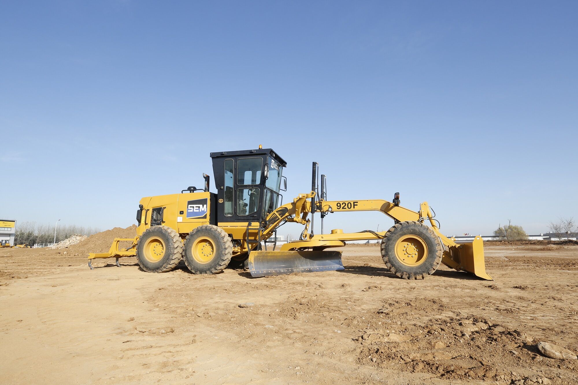 200hp Motor Grader Sem920f With Back Ripper, Land Scraper, Grader ...
