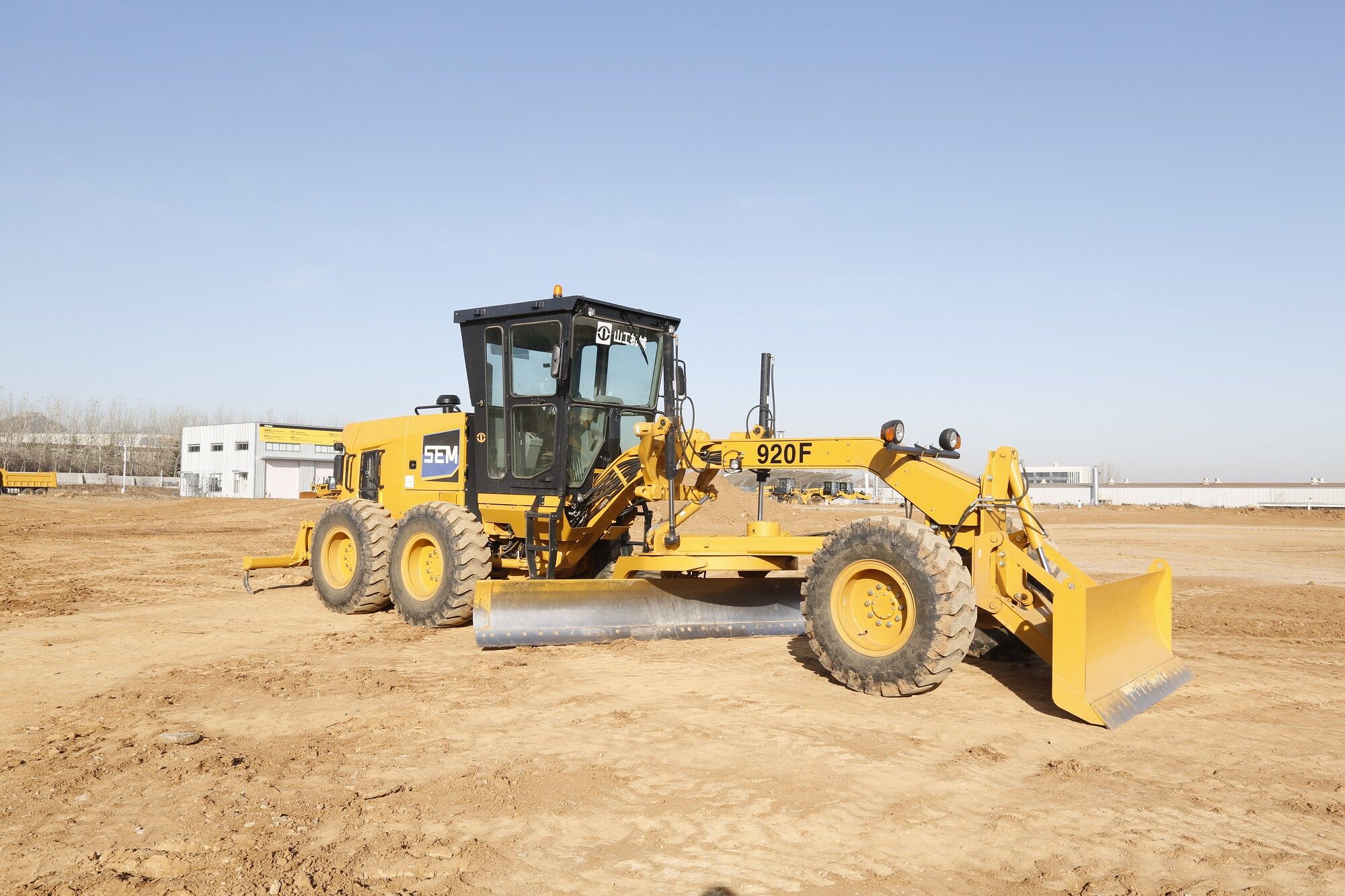 200hp Motor Grader Sem920f With Back Ripper, Land Scraper, Grader ...