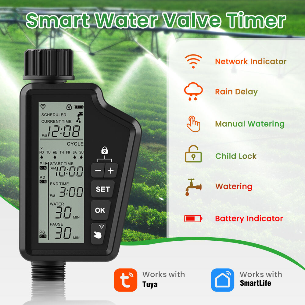 Avatto Tuya Wifi Smart Controller Water Valve Manipulator Timer Smart Watering System Work With ...