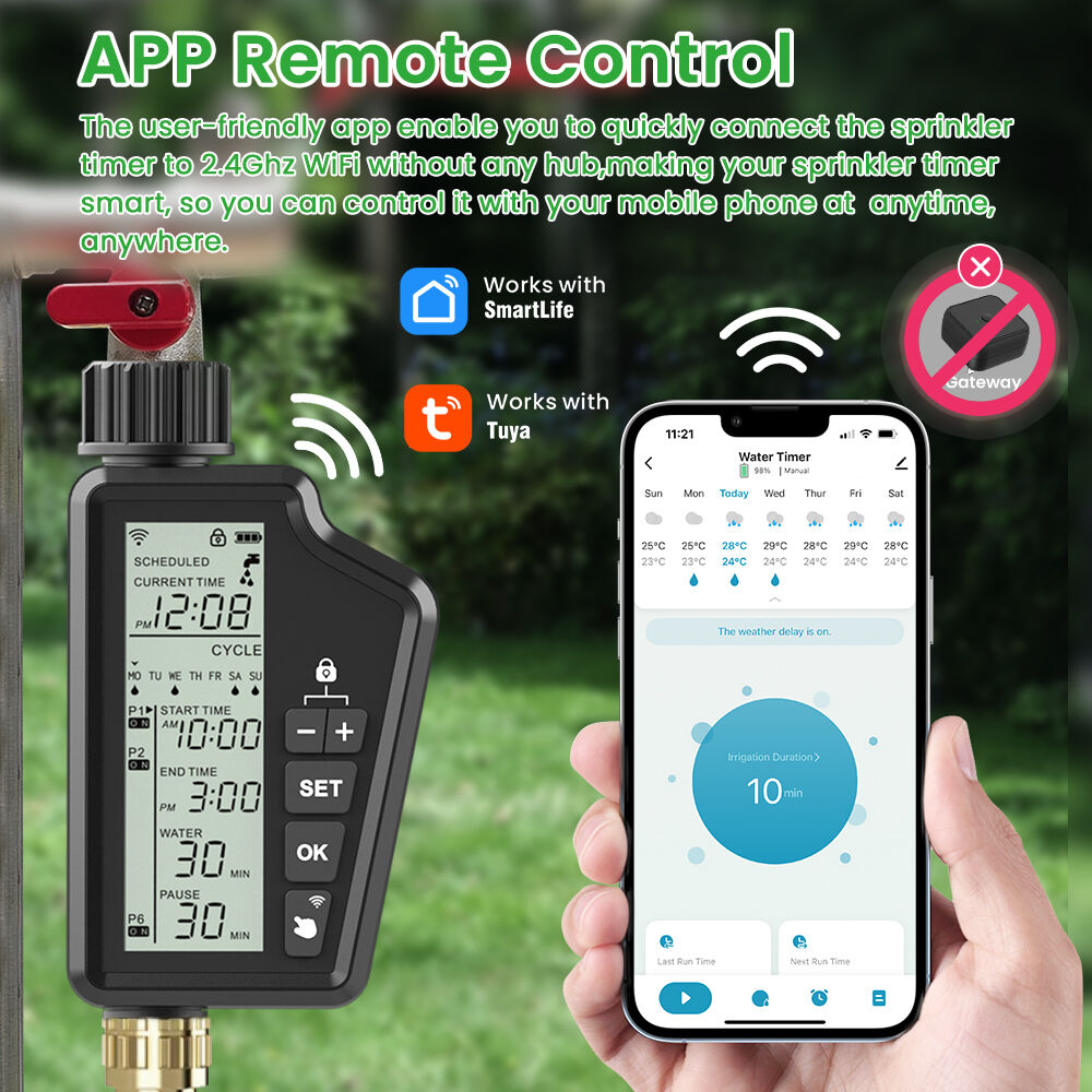 Avatto Tuya Wifi Smart Controller Water Valve Manipulator Timer Smart ...