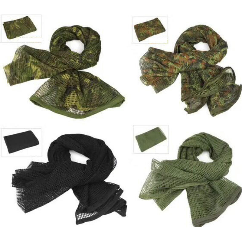 Tactical Camouflage Mesh Scarf For Outdoor Activities - Expore China ...