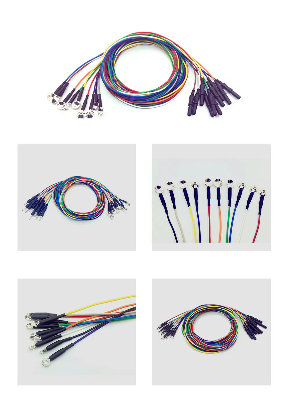 Medical Accessories Solid Silver Cup Electrode Eeg Cable - China ...