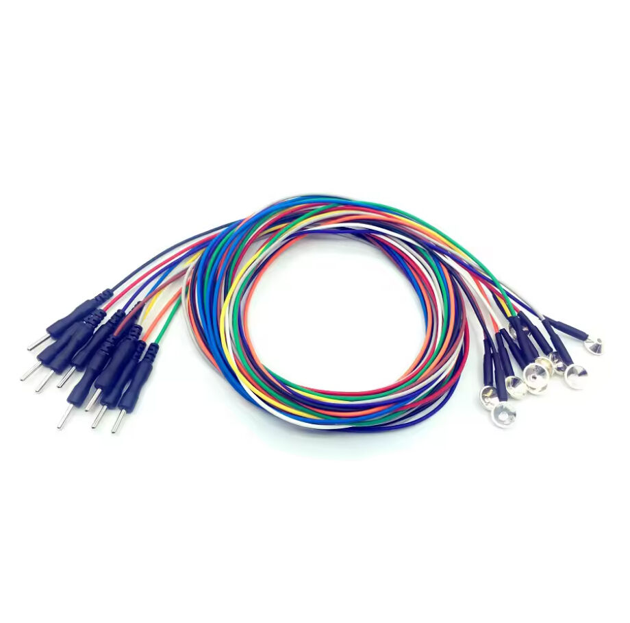 Medical Accessories Solid Silver Cup Electrode Eeg Cable - China ...