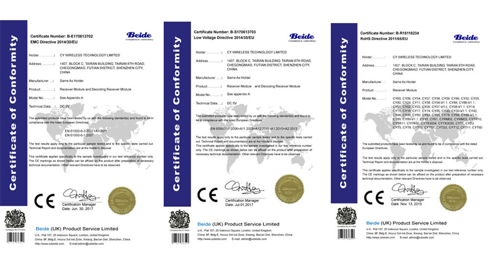 Cy61 Remote Control Rke Ask 315 433.92mhz Rf Receiver Module - Expore ...