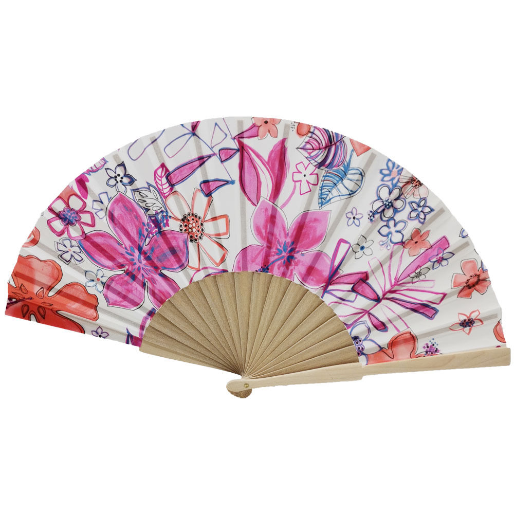 Promotional Portable Bamboo Hand Fan Custom Country Flag Folding Hand ...